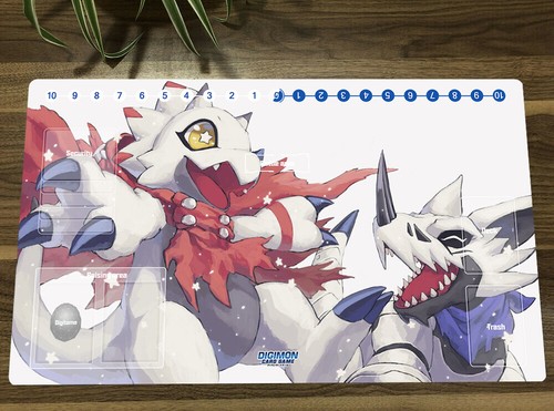 Digimon Duel Playmat Gammamon Trading Card Game Mat DTCG CCG Play Pad ...