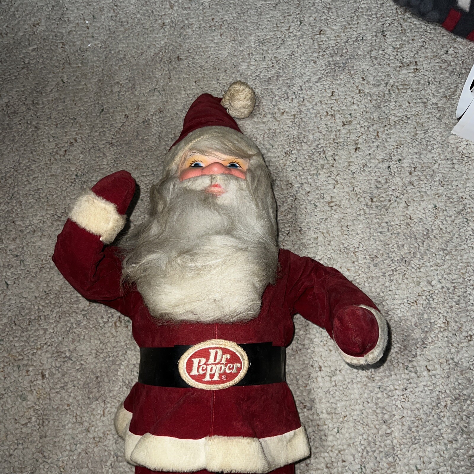 Rare VINTAGE 1960s Dr Pepper SANTA CLAUS 32” Tall Store Display ...