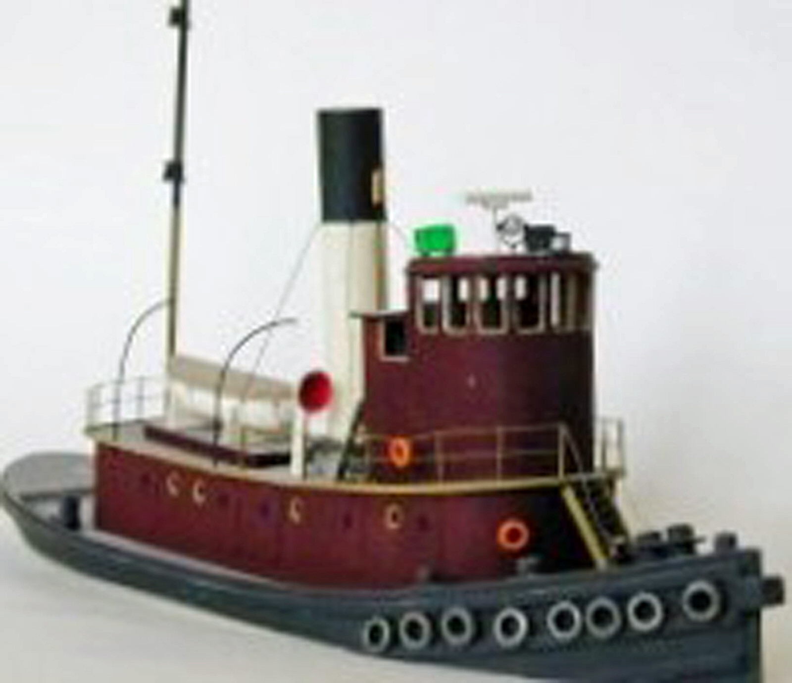 RAILROAD TUG BOAT HO Model Railroad Waterline Hull Ship Unpainted KIT ...