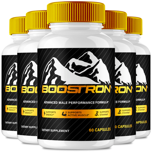 (5 Pack) Boostron Pills for Men, Advanced Formula Male Health Support Capsules | eBay
