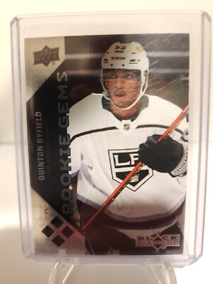 2021/22 UD Black Diamond Rookie Gems CDD Exclusive Quinton Byfield 7/99 ...