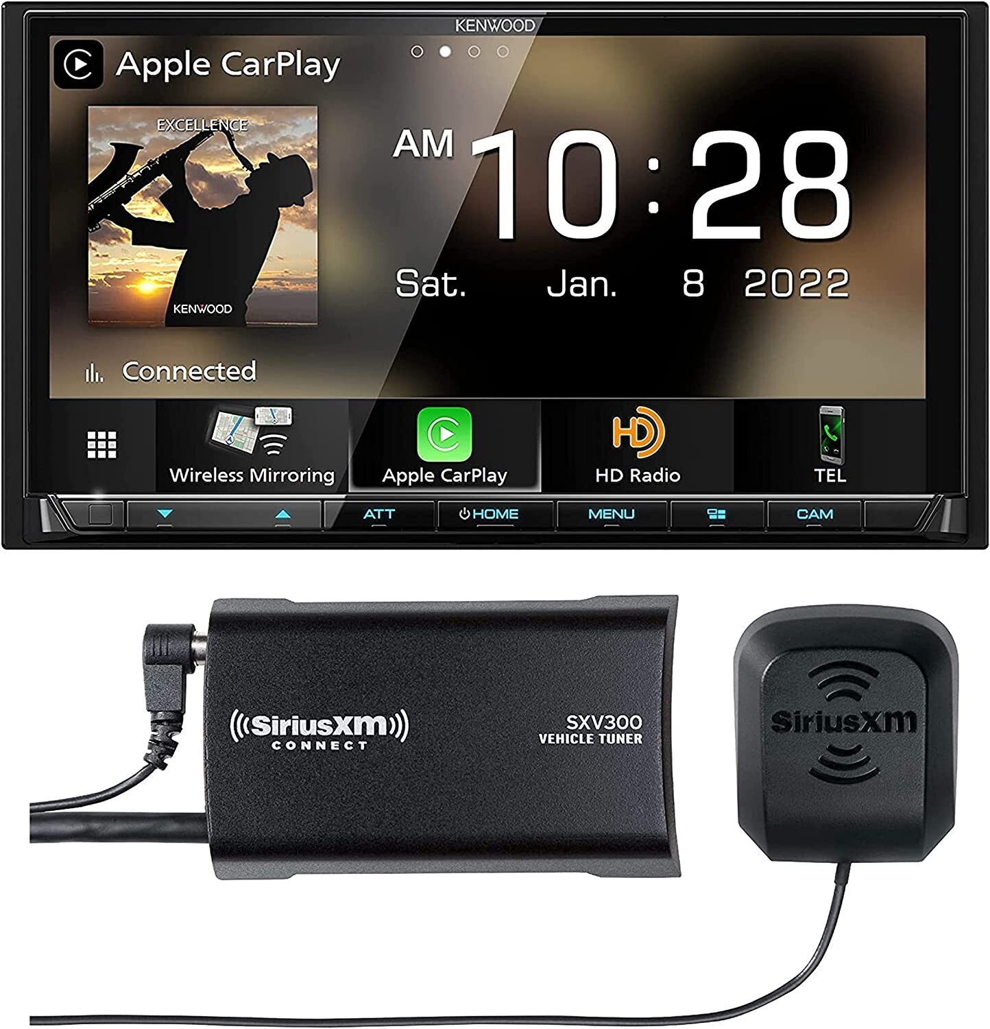 KENWOOD DMX908S Digital Multimedia Receiver + SiriusXM SXV300V1 ...