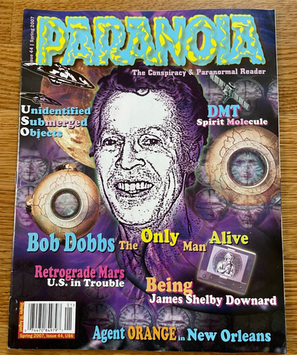 Paranoia Magazine #44 Unidentified Submerged Objects Bob Dobbs Spring ...