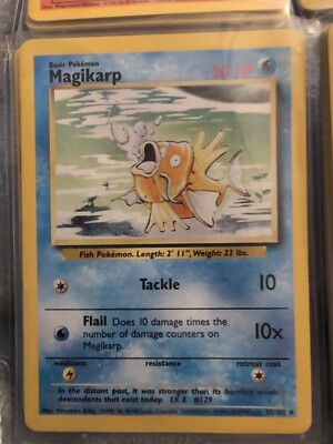 Magikarp Base Set 35/102 Regular Shadowless Uncommon | eBay