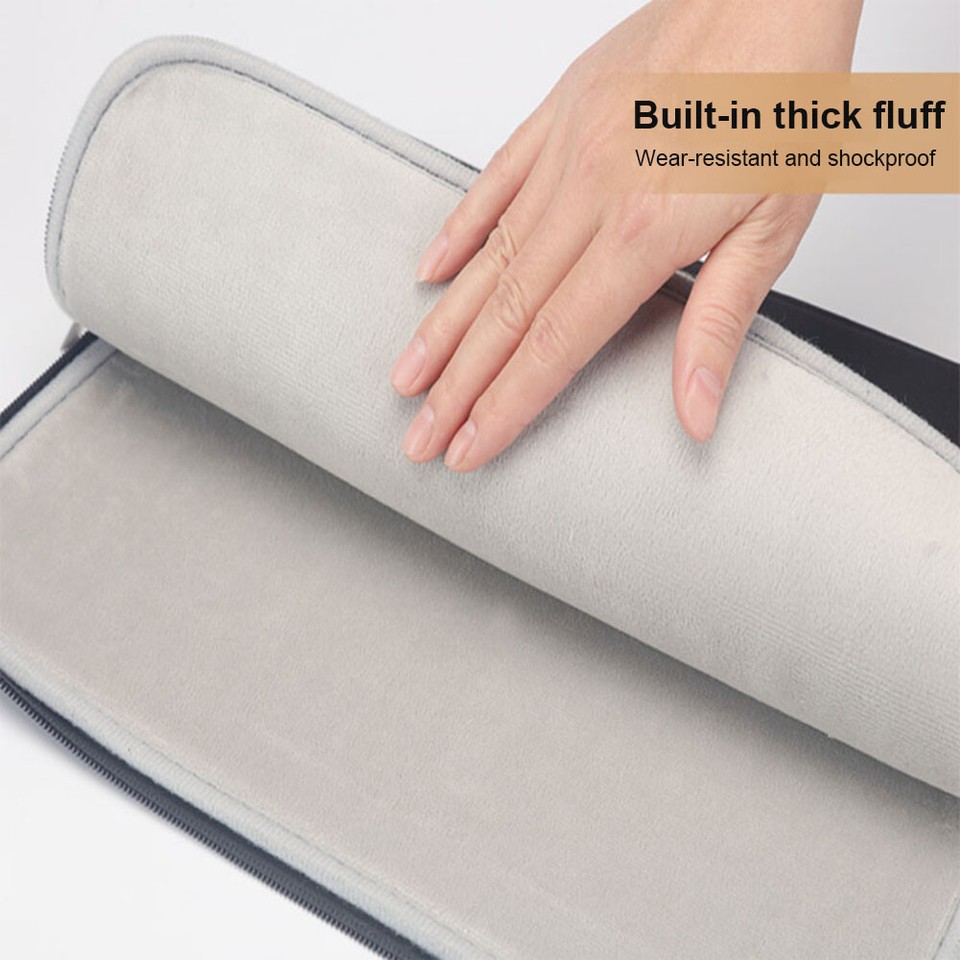 Fleece Shockproof Laptop Case Tablet Sleeve Cover Travel Carrying Liner ...