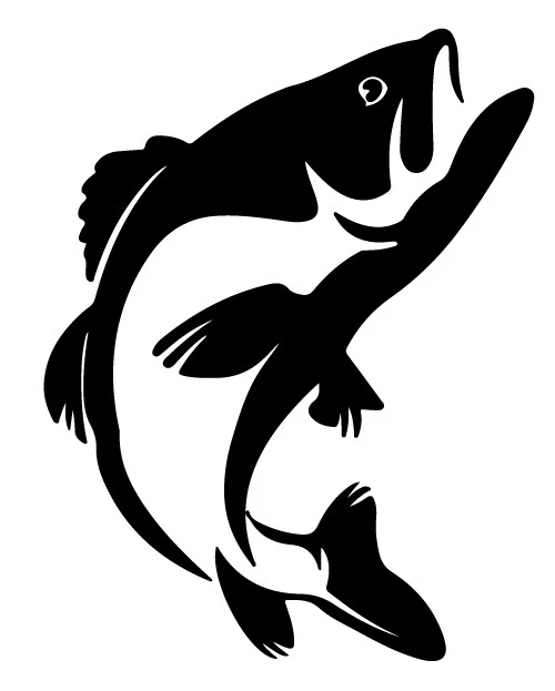 Largemouth Bass Jumping Tattoo