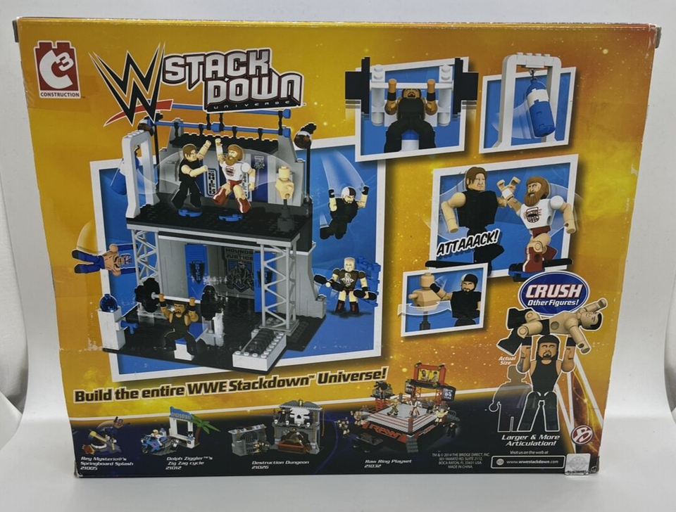 WWE Stackdown Shield Tactical Training Center Reigns Rollins C3 ...