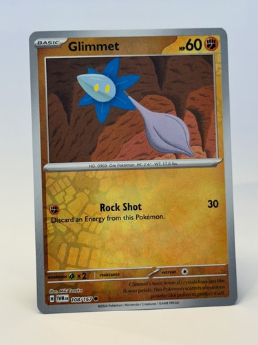 Glimmet 108/167 Reverse Holo - Pokemon TCG Twilight Masquerade - Near ...