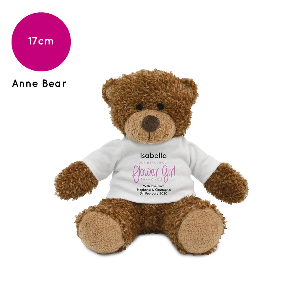 Text Message Teddy Bear Flower