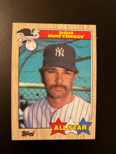 1987 Topps - All Star No TM on Front #606 Don Mattingly | eBay
