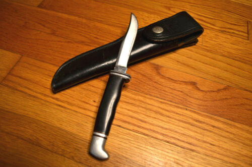 Leather Handle Hunting Collectible Vintage Fixed Blade Knives for sale ...
