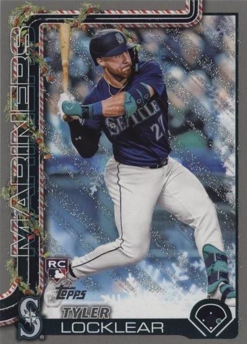 2025 Topps Holiday - Tyler Locklear #H165 Holiday Silver Glitter (RC ...