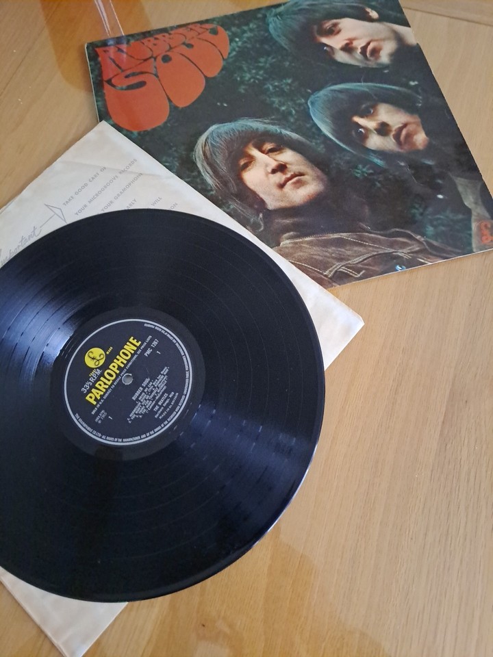 The Beatles ‎– Rubber Soul Parlophone Records PMC 1267 Mono Vinyl LP ...