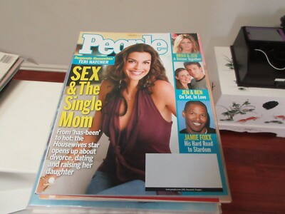 People Magazine Feb 14 2005 Teri Hatcher Brad and Jen Jen and Ben Jamie ...