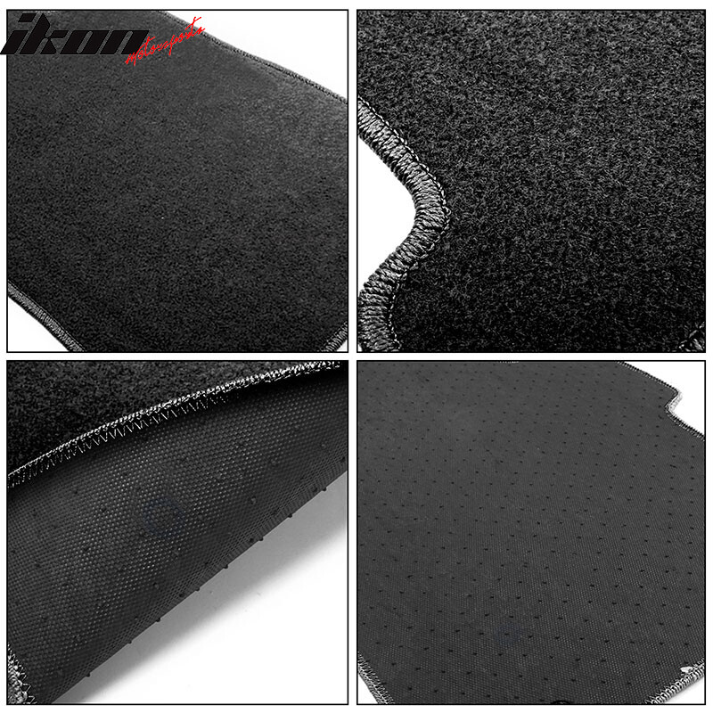 Fits 09-17 Volkswagen CC Sedan Floor Mats Nylon Black Non-Slip Auto ...