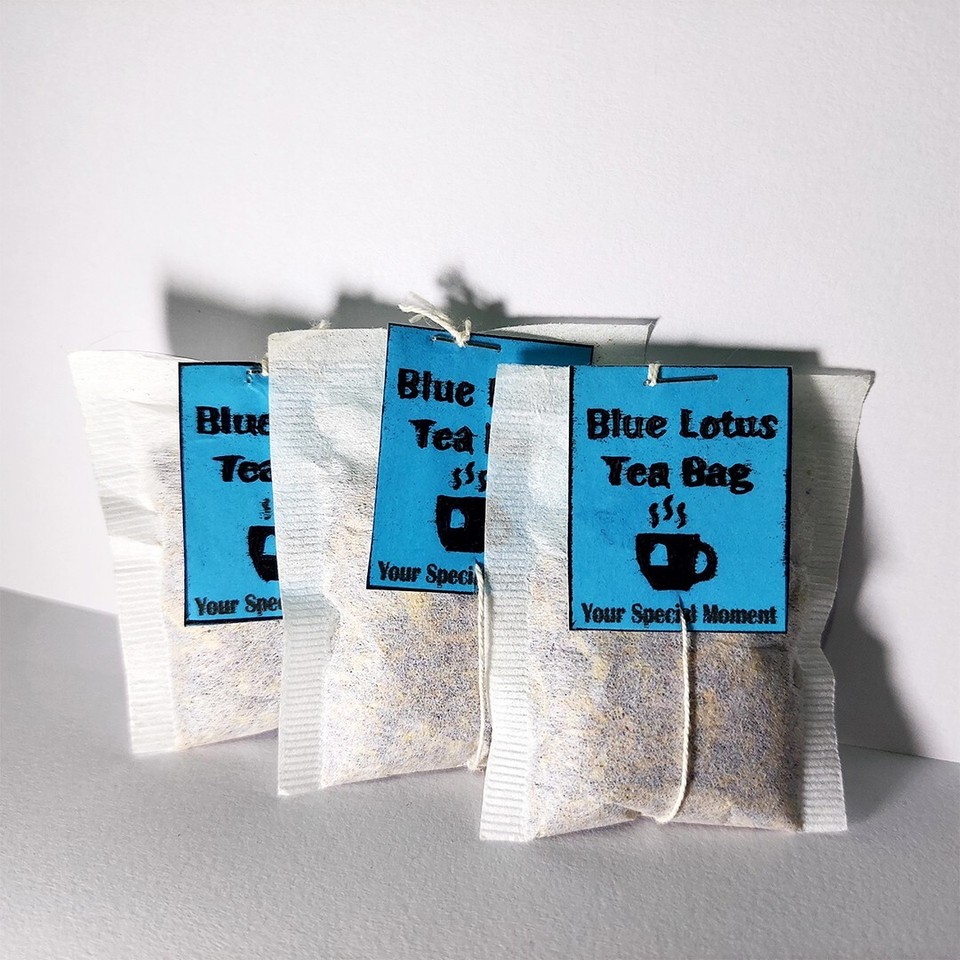 Dried Organic Blue Lotus Tea Bag Egyptan Lotus Natural Herbal Ceylon ...