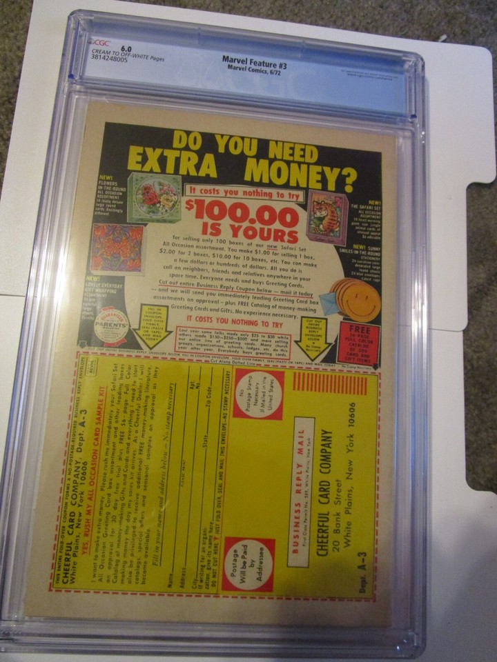 Marvel Feature #3 graded comic CGC 6.0 | eBay
