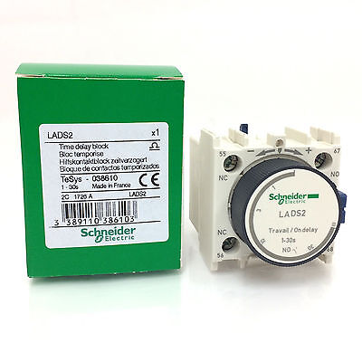 Time Delay Block LADS2 Schneider 1-30s NO/NC 038610 LAD-S2 | eBay