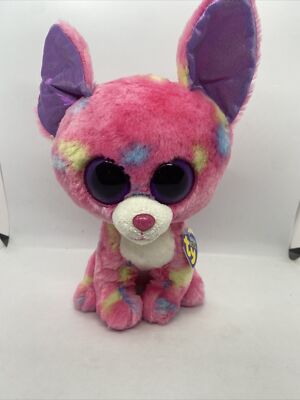 Ty Beanie Boo Sparkle Eyes Cancun The Chihiahua Bean Plush 9" With Tags ...