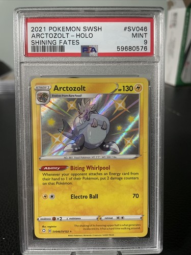 Pokémon TCG Arctozolt Shining Fates SV046/SV122 Holo Shiny Holo Rare | eBay
