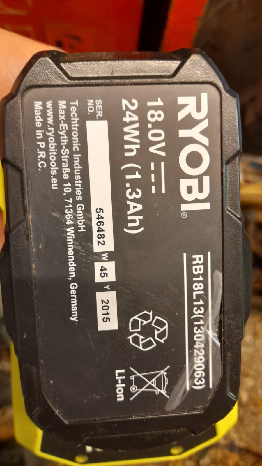 Ryobi R18AG-0 18V Cordless Angle Grinder | eBay UK