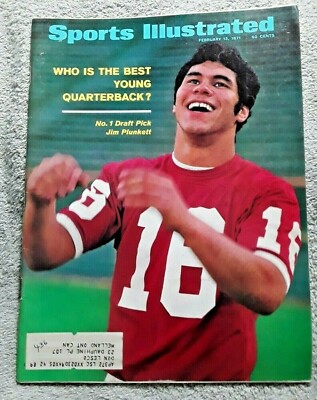 Sports Illustrated February 1971 Jim Plunkett Number One Draft Pick ...