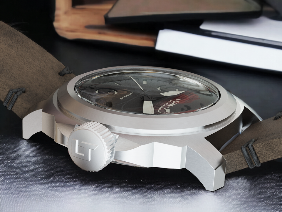 Lum-Tec Mens Watch M93 Automatic Swiss 28,800BPH With Hacking and Hand ...