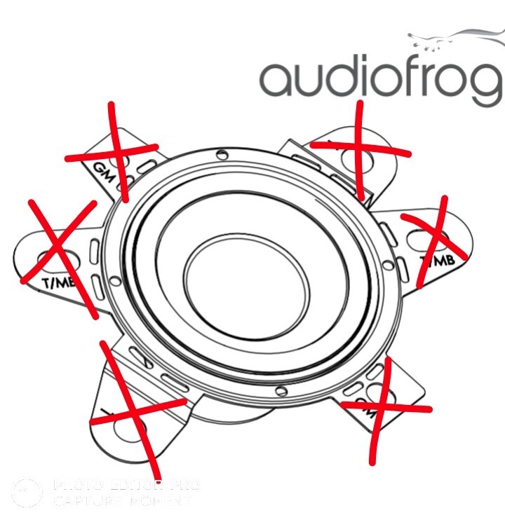 Pods For Midrange Audiofrog GS25 and Tweeters JL Audio C2 | eBay