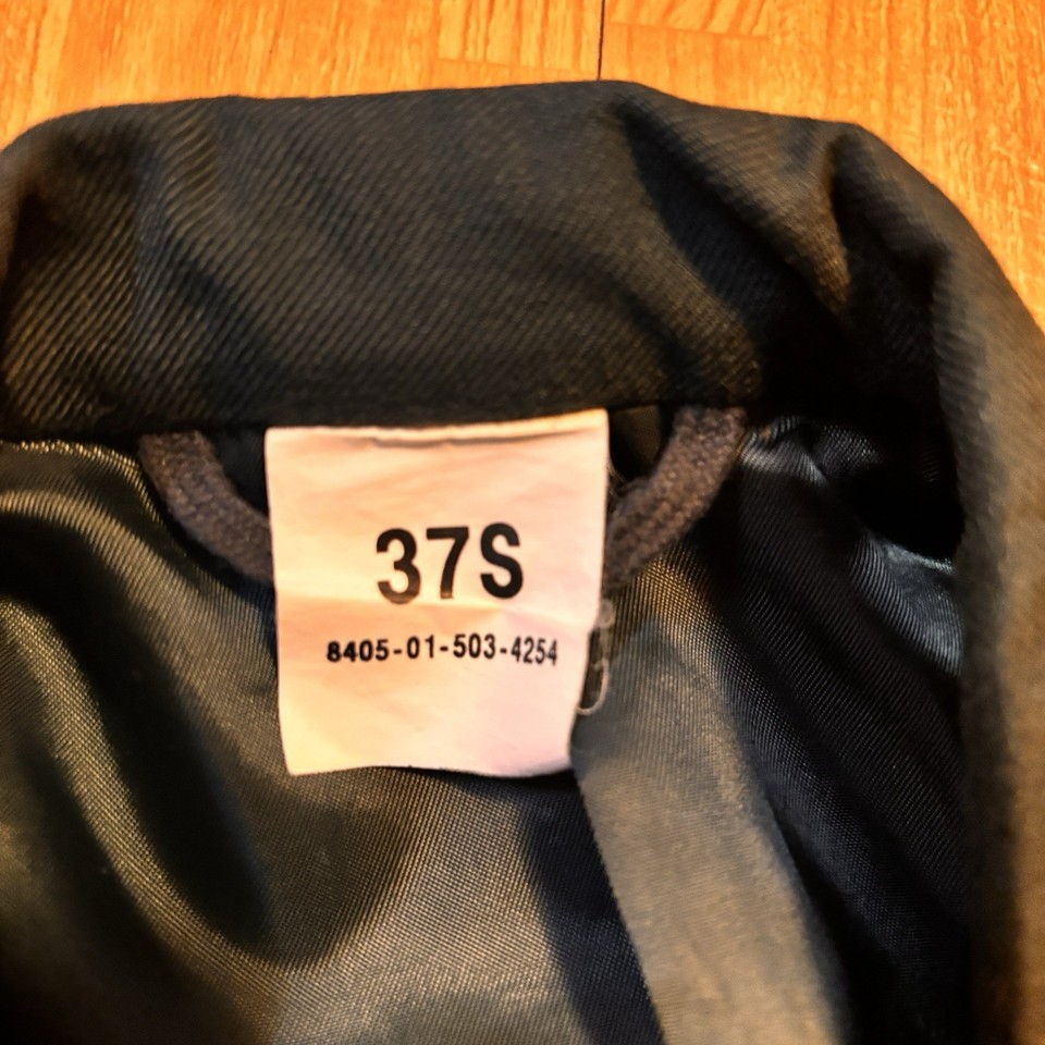 Vintage US Army Dress Green Uniform Jacket 37S PFC Patch Military Coat ...