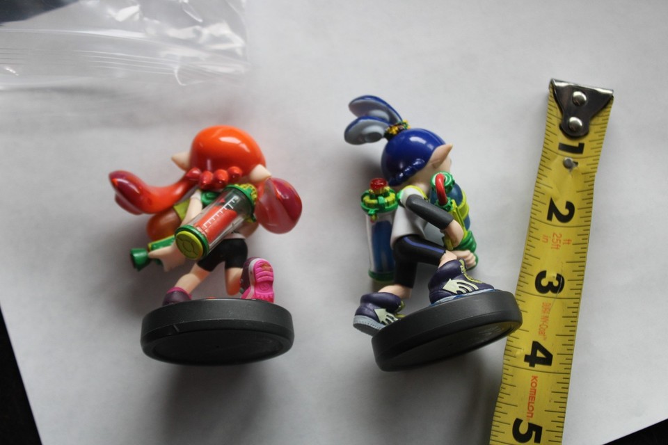 Splatoon 3 Amiibo Figures Loose (Set Of 2) Inkling Girl Boy Lot | eBay