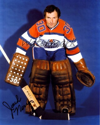 WHA 1972 Alberta Edmonton Oilers Goalie Jack Norris Color 8 X 10 ...