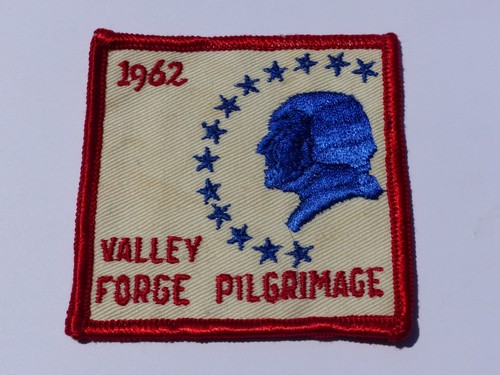Used 1962 Valley Forge Pilgrimage Boy Scout BSA Patch George Washington ...