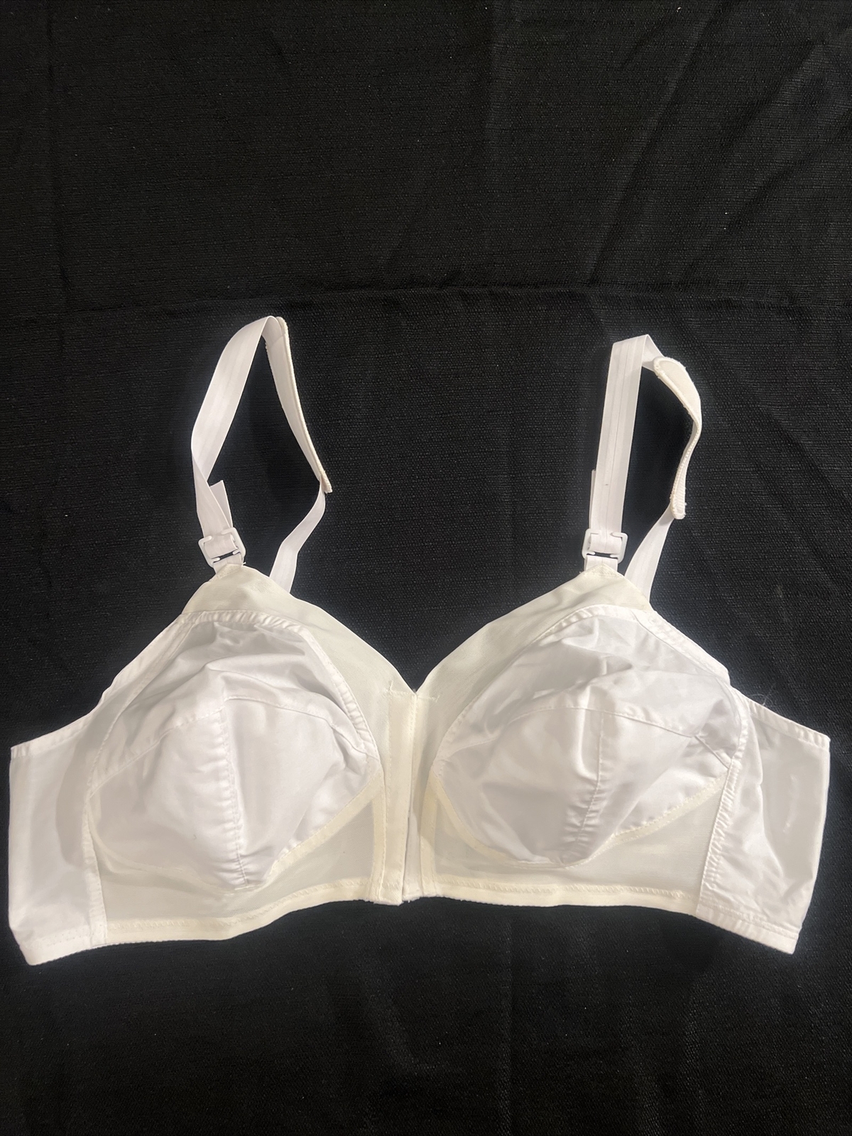 VINTAGE EXQUISITE FORM FULLY BRA WHITE WITH FRONT CLOSURE 42B | eBay