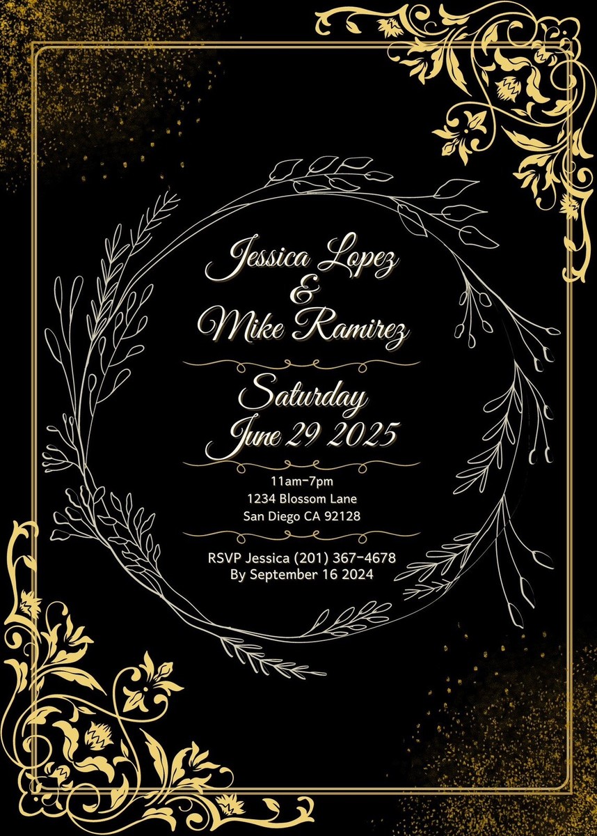 Officemax Wedding Invitation