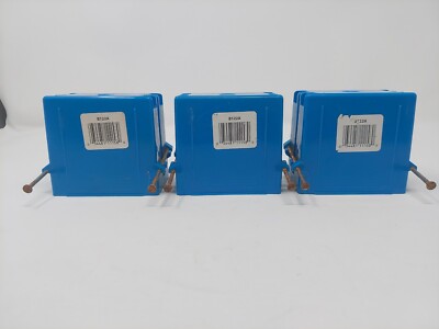 Lot of 3 B122A 1-Gang 22 cu in New Work PVC Electrical Outlet Box (3 ...