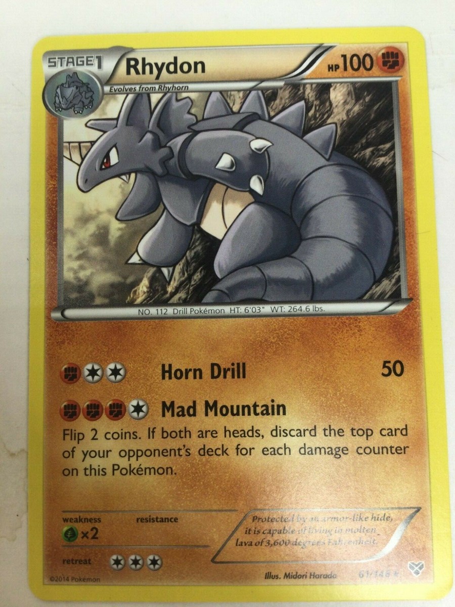 Rhyhorn Evolution Card