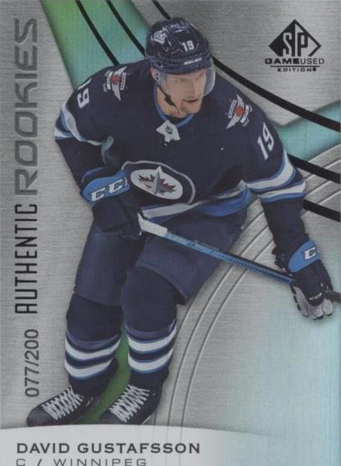 2019-20 Upper Deck SP Game Used - Authentic Rookies David Gustafsson ...