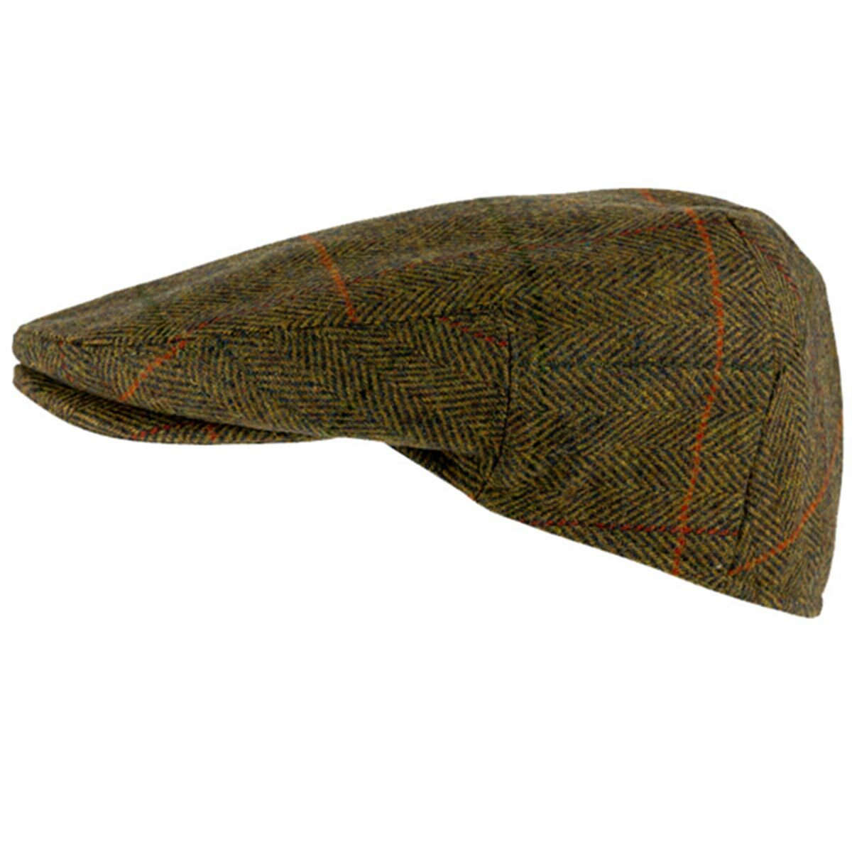 Jack Pyke Wool Blend Flat Cap Quilted Lining Country Casual Hunting ...