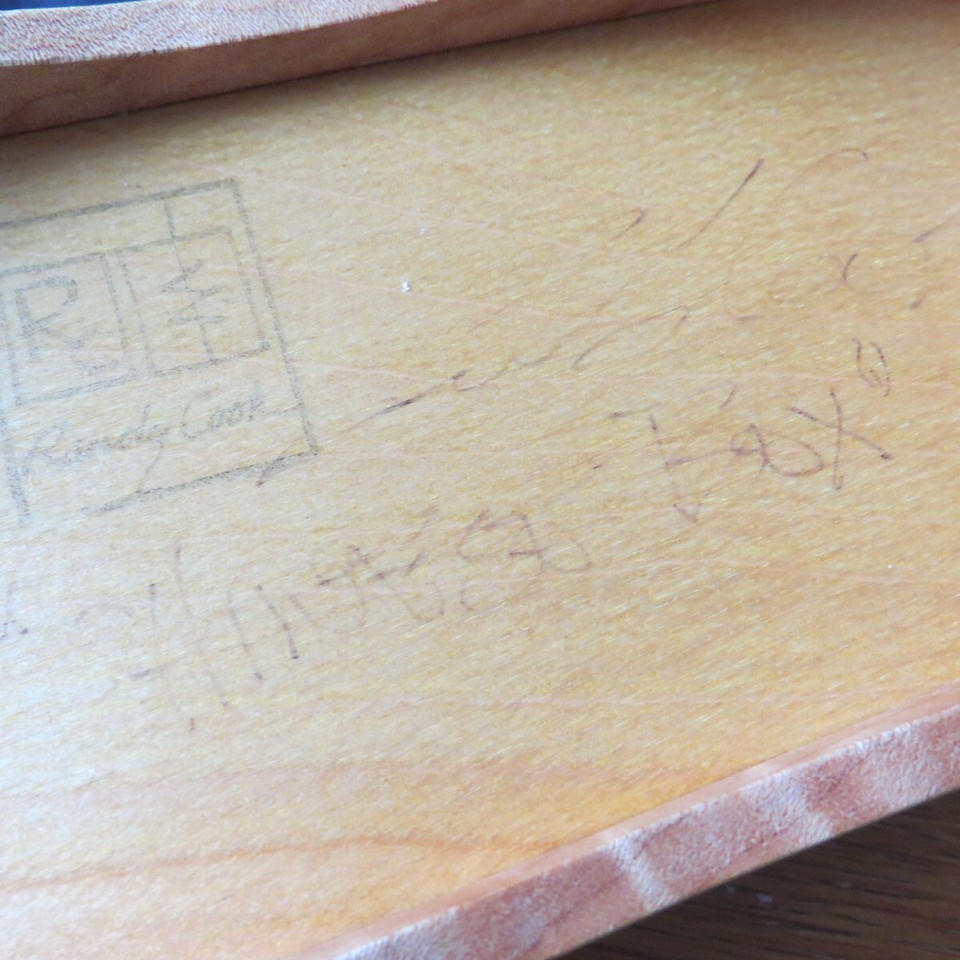 Randy Cook Artisan Wood Box Signed Ebonized Lid & Maple | eBay