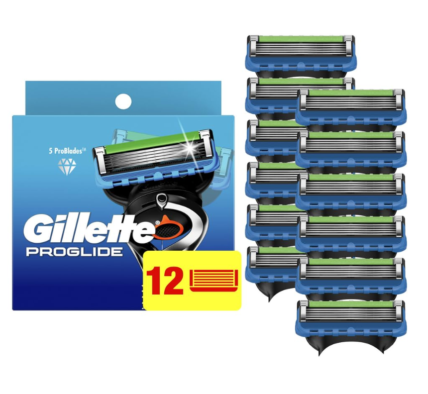 Gillette Proglide Razor Blade refills New Packs of 12 Cartridges ...
