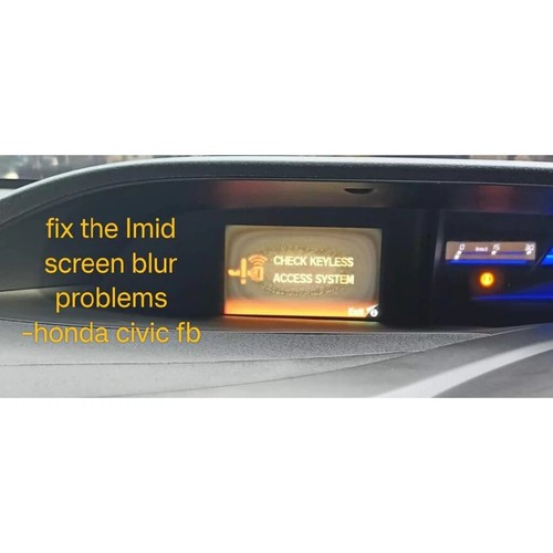 Honda civic fb 2012 - 2015 9th Gen Solve Sunburn - IMID LCD Display | eBay
