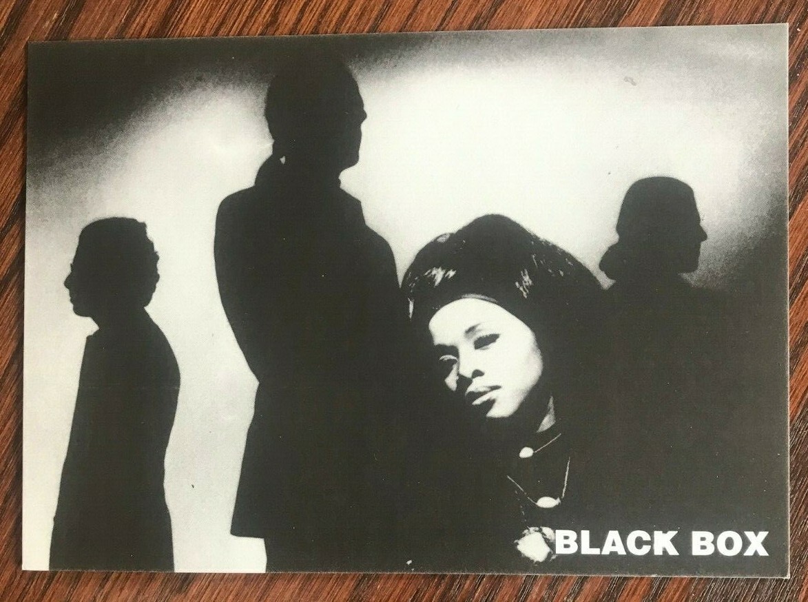 BLACK BOX BAND Signed PICTURE CARD Daniele Davoli, CharVoni, Loleatta ...