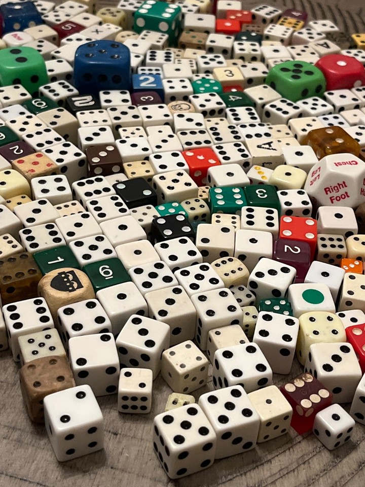 Eclectic dice lot many ages HUGE lot jumbo & more 123123@ | eBay