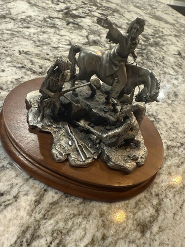 Chilmark Polland Fine Pewter CHIEF JOSEPH "I Will Fight No More Forever ...