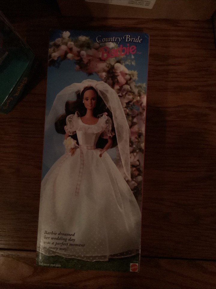 Barbie Country Bride Barbie 1994 New Brunette Walmart Special Edition ...