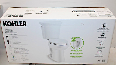 NOB Kohler Intrepid K-26076-0 Two-Piece Enlongated Toilet, 1.28 gpf in ...