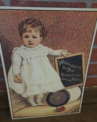 Willimantic Thread Co. Best for Sewing Machines Embossed Metal ...