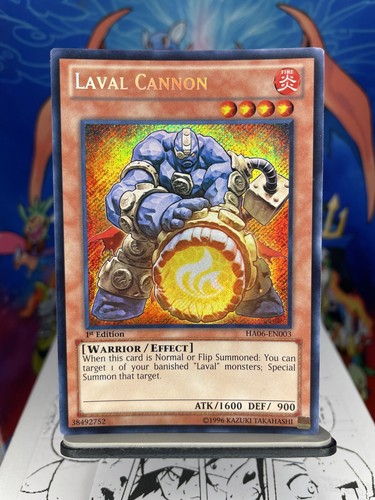 Yugioh Laval Cannon Hidden Arsenal Omega Xyz HA06-EN003 1st Edition ...