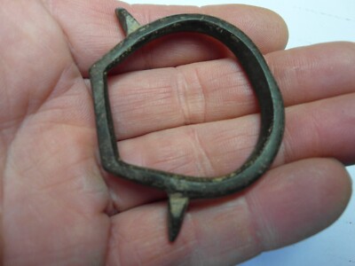 ANCIENT IRON AGE CELTIC HAND MADE BRONZE CHARIOT TERRET RING? | eBay