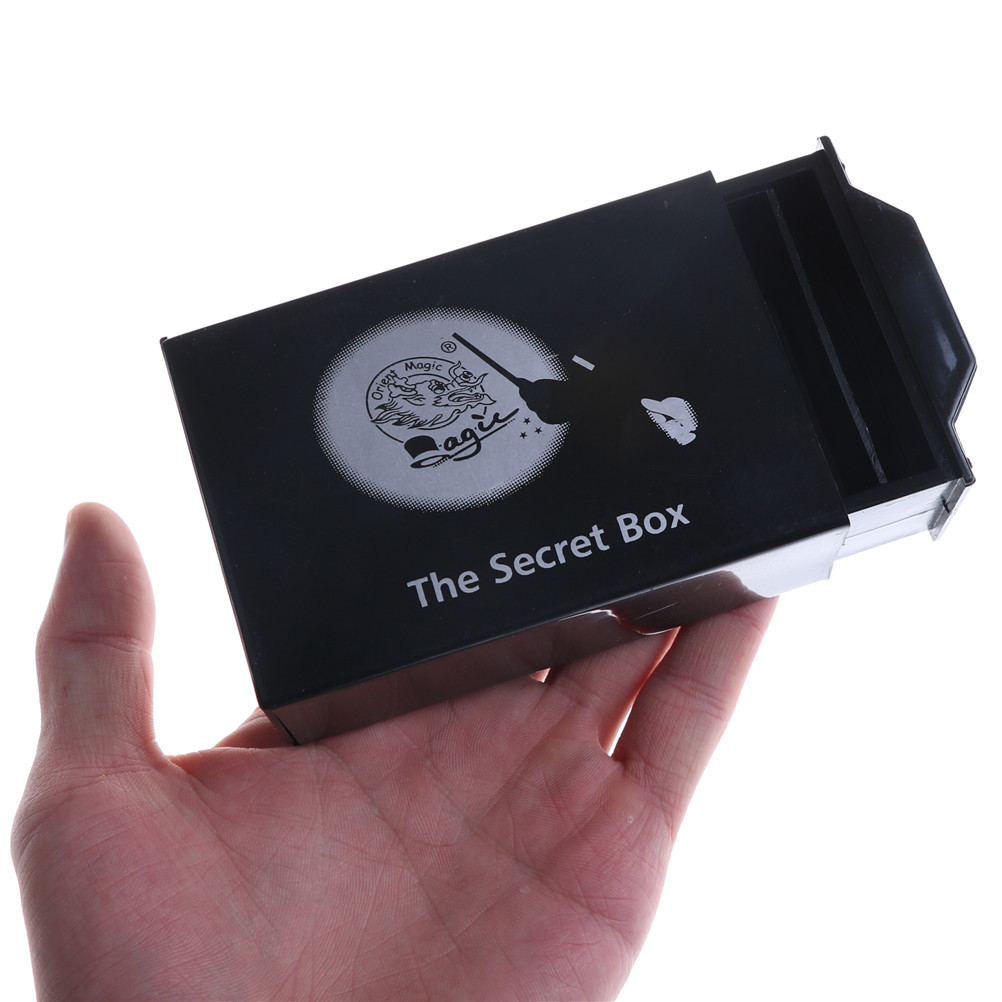 Magic Props The Secret Box Magic Black Pull Box Magic Tool Kids Trick ...